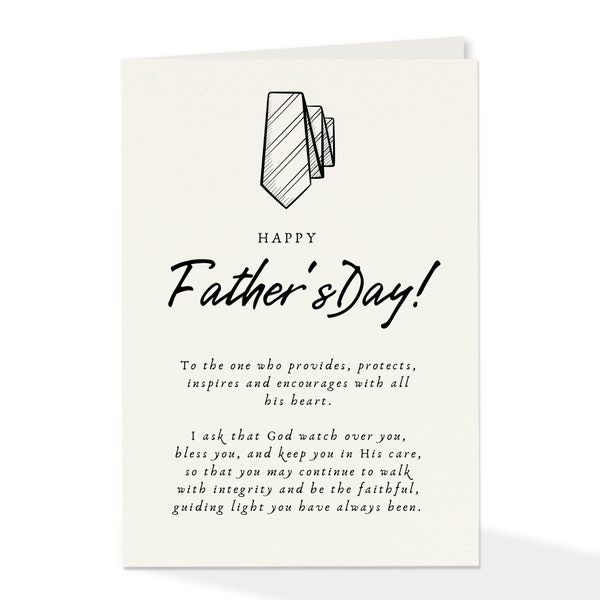 Christian Fathers Day Card - Etsy