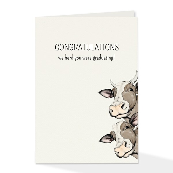 Cow Greeting Card - Etsy