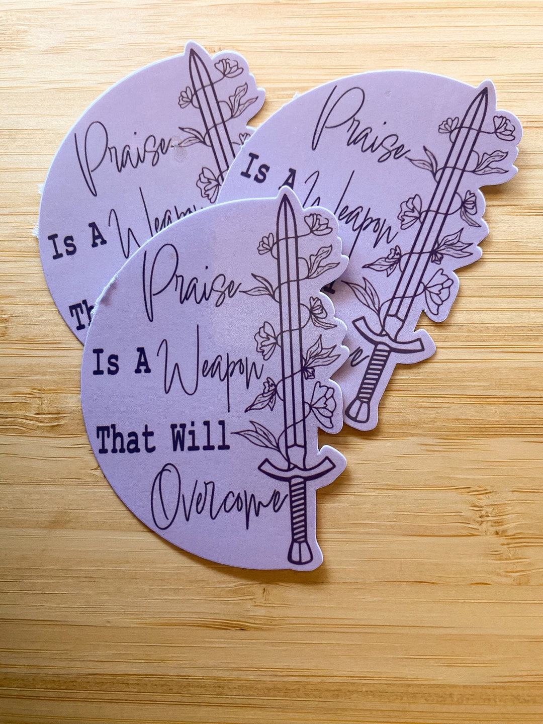 Praise Sticker/ Aesthetic Sticker/ Faith Sticker/christian Sticker ...