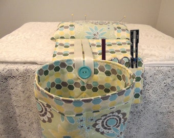 Dreamy Dresden Thread Catcher Supply Kit to Make Pincushion Scrap Bag ...