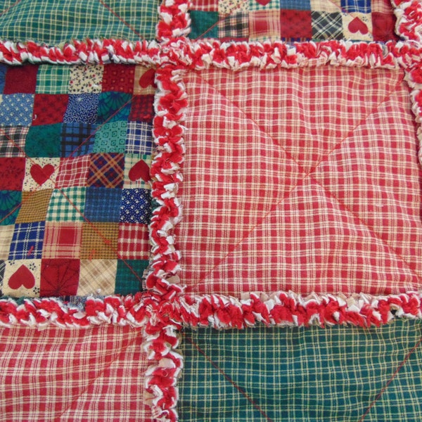 Flannel Rag Quilt - Etsy