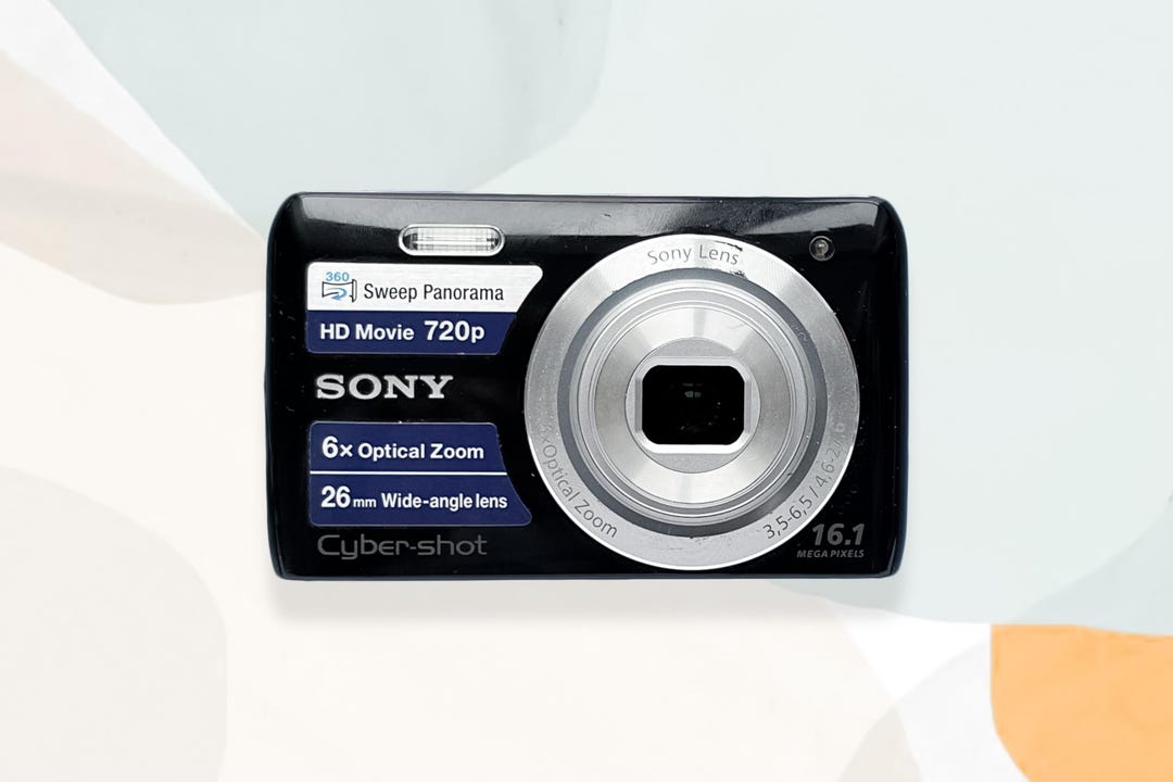Digital Camera Sony Cyber-shot DSC-W670 Black / Vintage Digital Camera ...