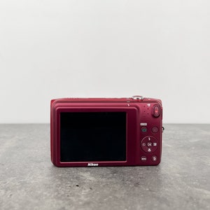 Digital Camera Nikon Coolpix S3500 Red / Vintage Digital Camera / Nikon ...