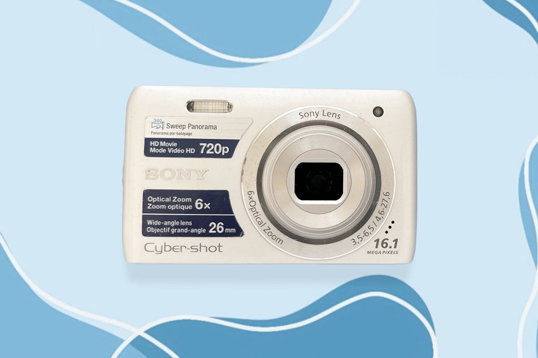 Sony Cyber-shot DSC-W670: Silver Vintage Digital Camera - Etsy