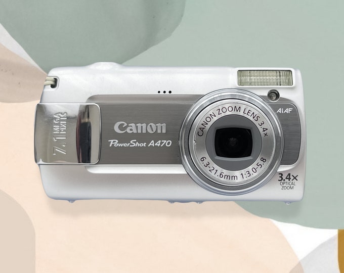 Digital Camera Canon Powershot A470 / Compact Digital Camera / Canon Cameras - Etsy