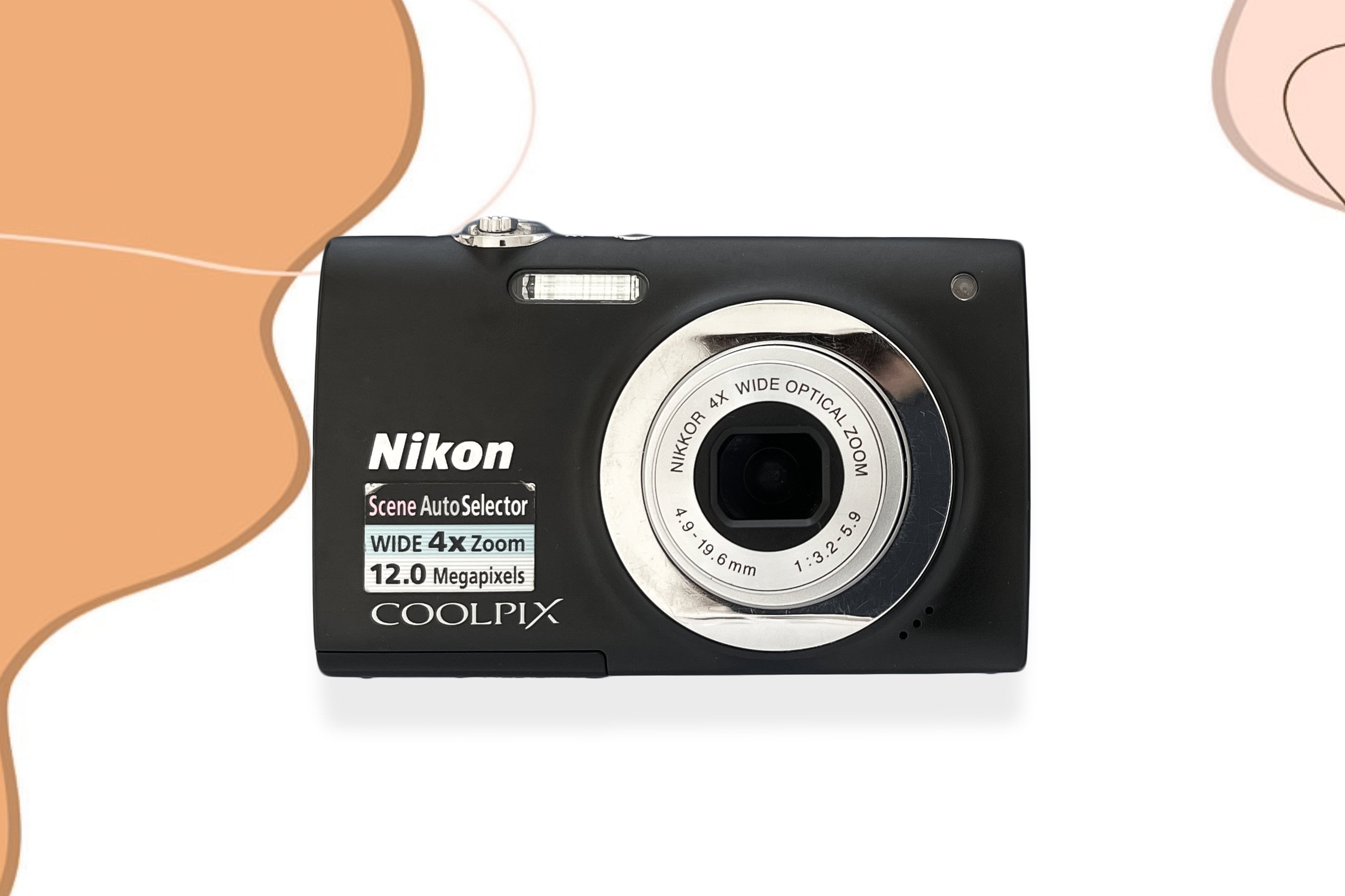 Digital Camera Nikon Coolpix S2500 Black Vintage Digital Camera Nikon Cameras Etsy UK