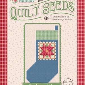 Lori Holt Home Town Holiday Quilt Seeds™ Kits ~ Includes Pattern + Fabric for Quilt Block ...