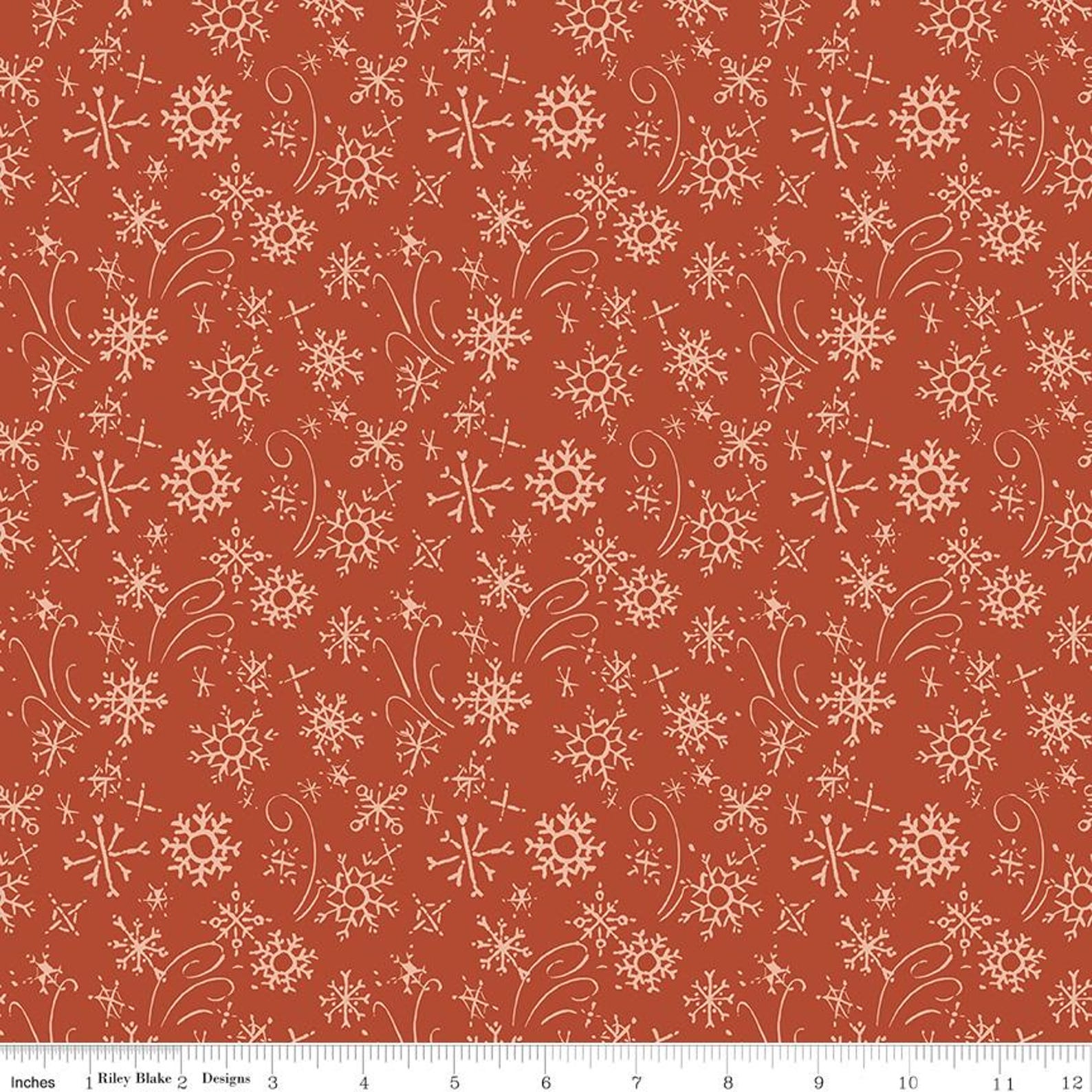 Santa's Tree Farm 1-yard Bundle Snowy Colorway ~ 5 1 Yard Cuts ...