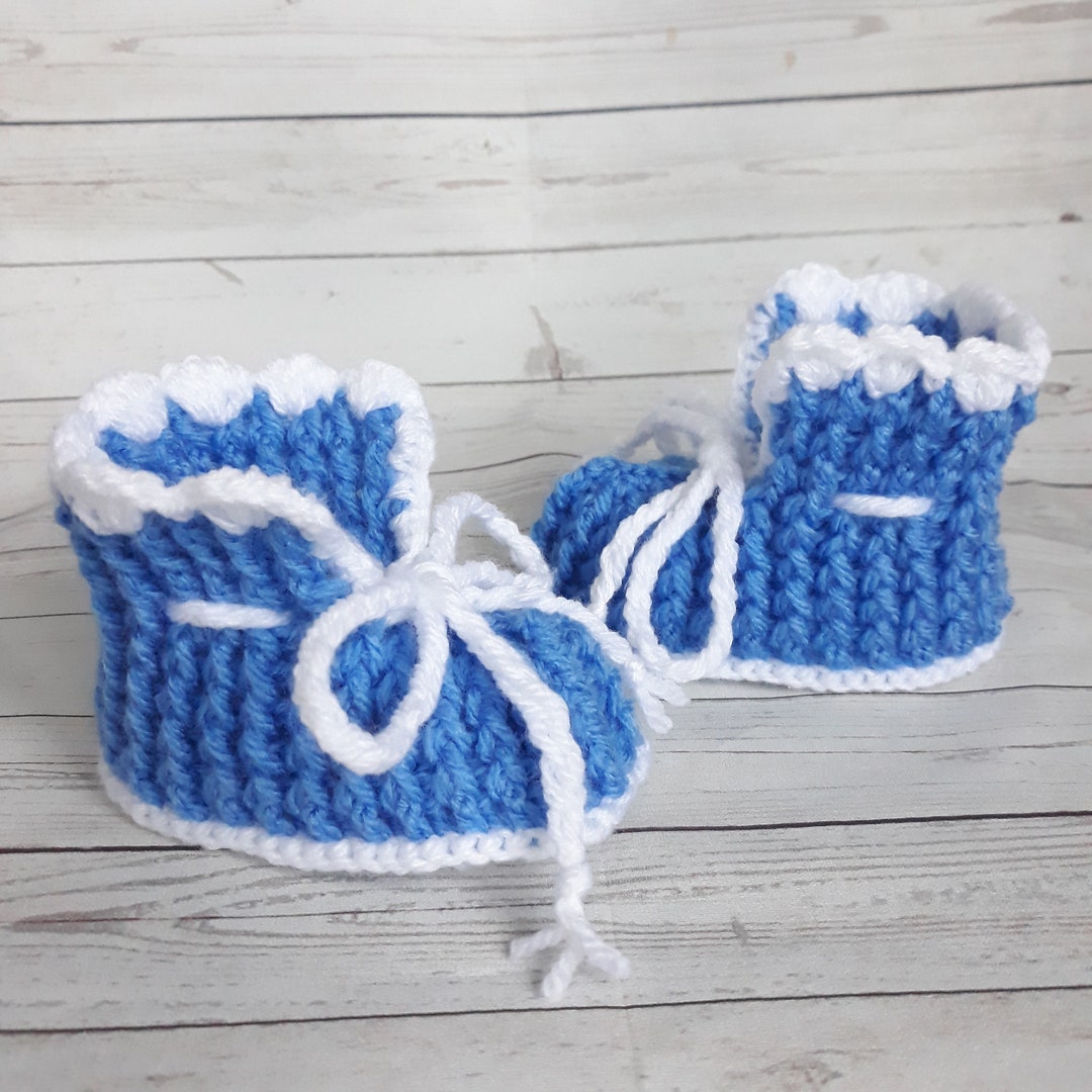 Hand Crochet Baby Booties 0-8months/first Shoes/newborn Baby/gift for ...