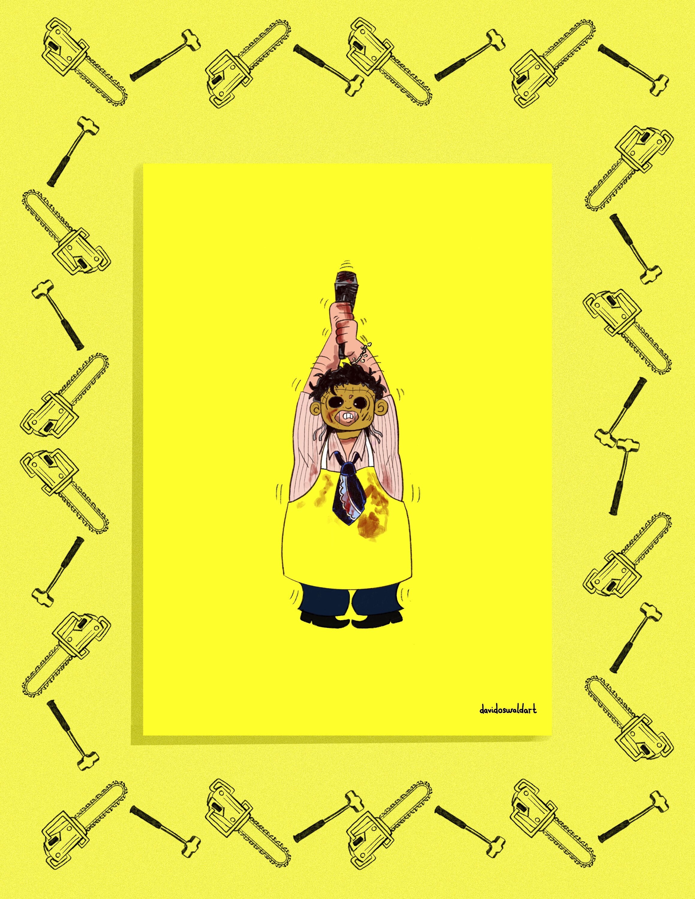 Leatherface Butcher Mask - Etsy