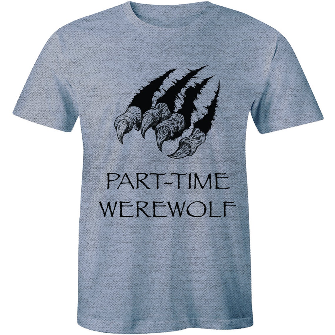 Part-time Werewolf Shirt Scary Wild Life Forest Wolf | Etsy