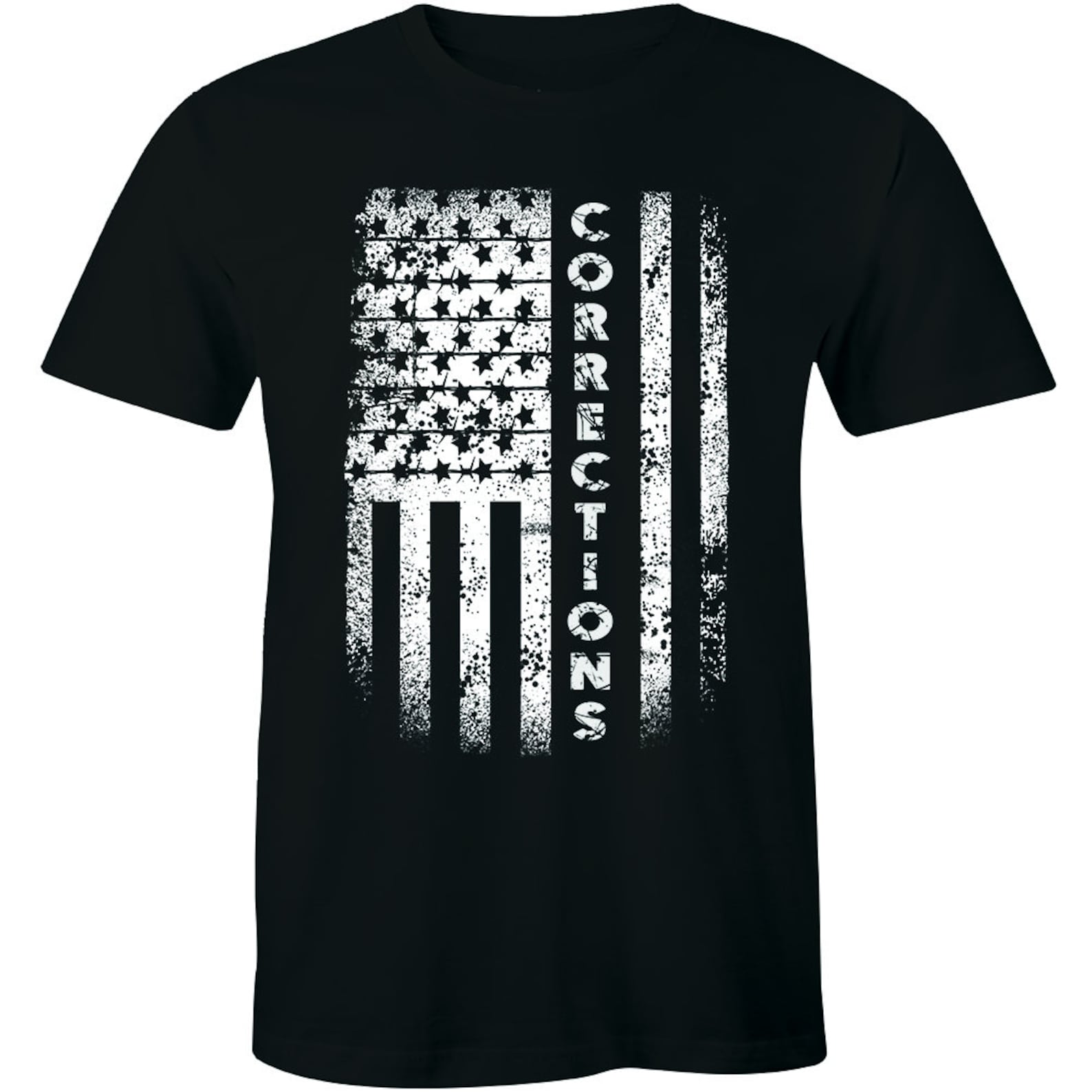 USA Flag Corrections Shirt Correctional Officer Men's - Etsy