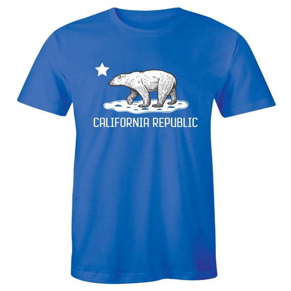 Camiseta Con La Bandera Del Oso De California