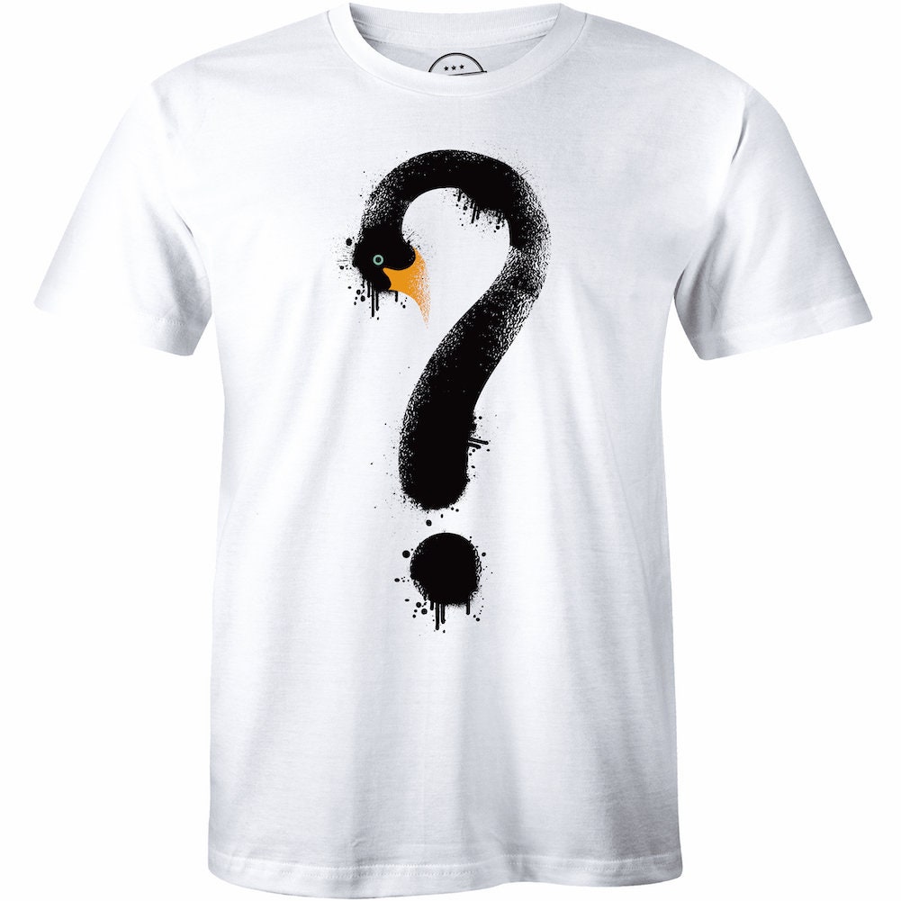 Question Mark Scary Snake Symbol Short Sleeve Men's - Etsy