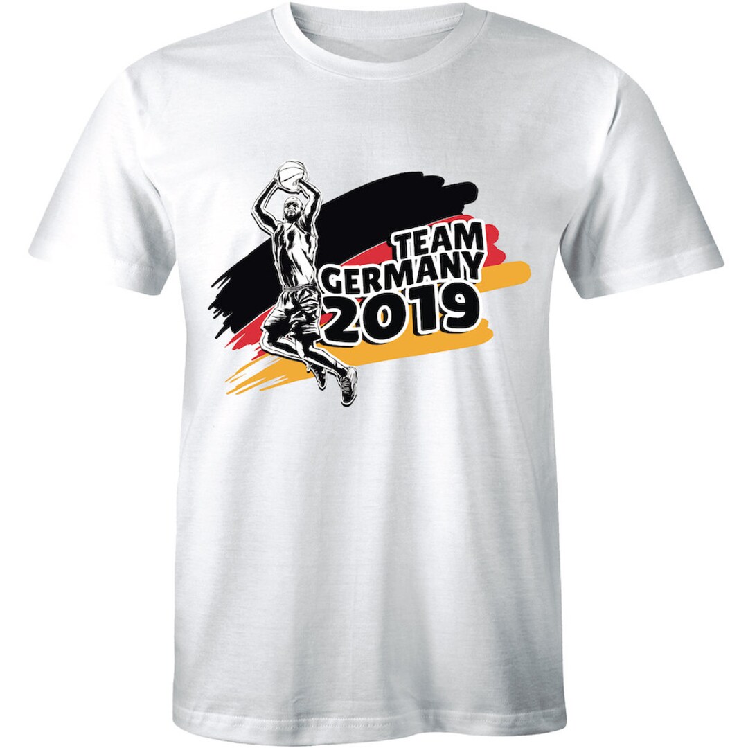 Team Germany Basketball Player 2019 Flag T-shirt for Men Sports Outdoor ...