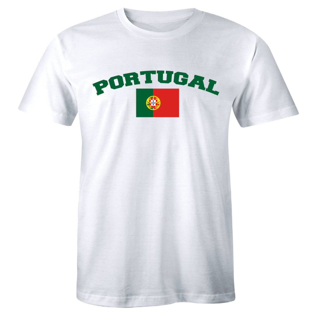 Portugal Flag Portuguese Shirt Football Jersey Gift Men's T-shirt Tee ...