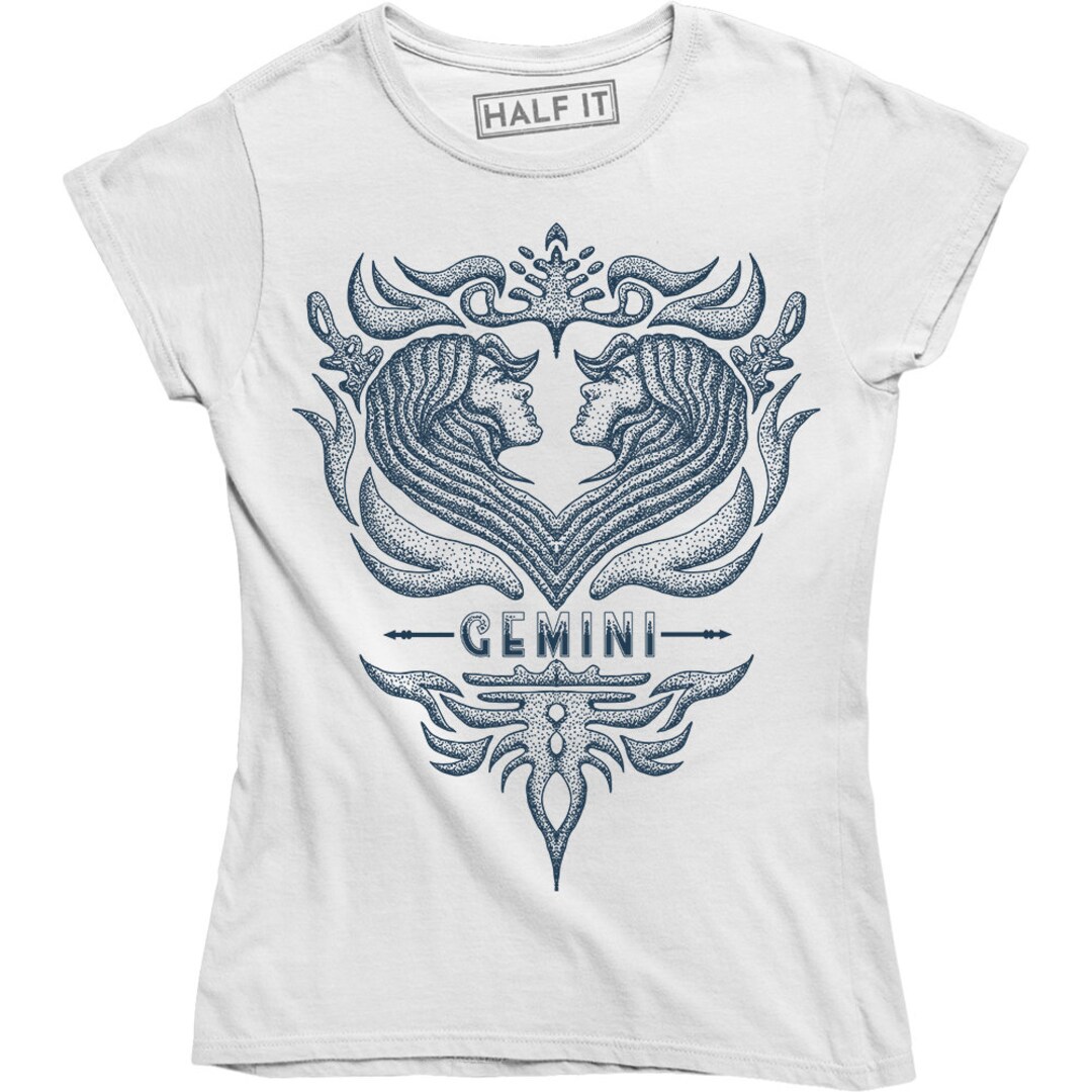 Gemini Horoscope Zodiac Ladies Tees Astrology Birthday Gift Ideas ...