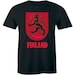 Suomi Finland Crest Men's T-shirt Finnish Flag, Republic of Finland Tee ...