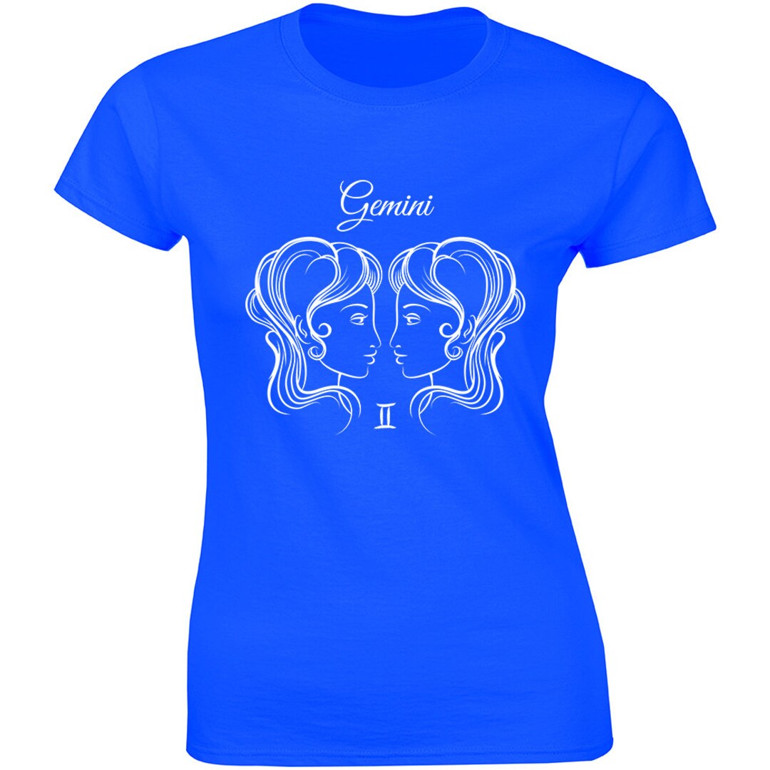 Gemini Horoscope Zodiac Ladies Tees Astrology Birthday Gift Ideas ...