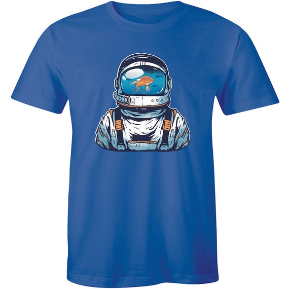 Astronaut Helmet Aquarium T Shirt Fish Tank Clownfish Gift Tee | Etsy