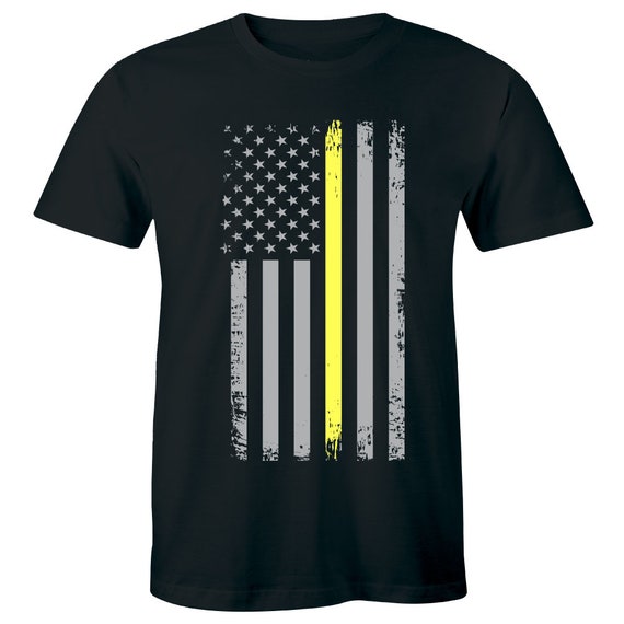 Thin Yellow Line US Flag 911 Dispatcher America Police | Etsy