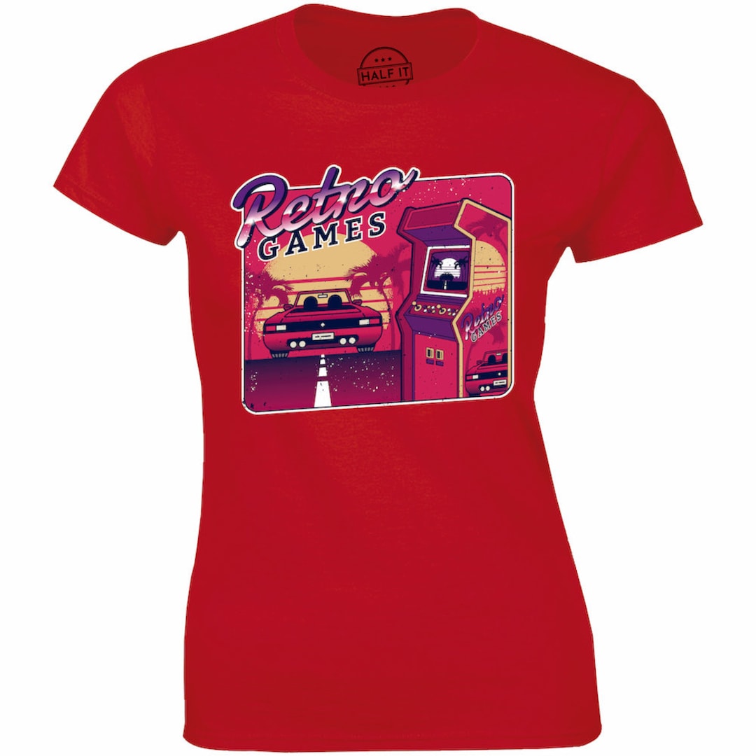 Retro Games - Escape Reality and Play Games Licensed Red Gaming Women ...