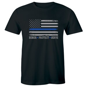 Navy Grandpa Thin Blue Line Long Sleeve Shirt Thin Blue Line Police Shirts