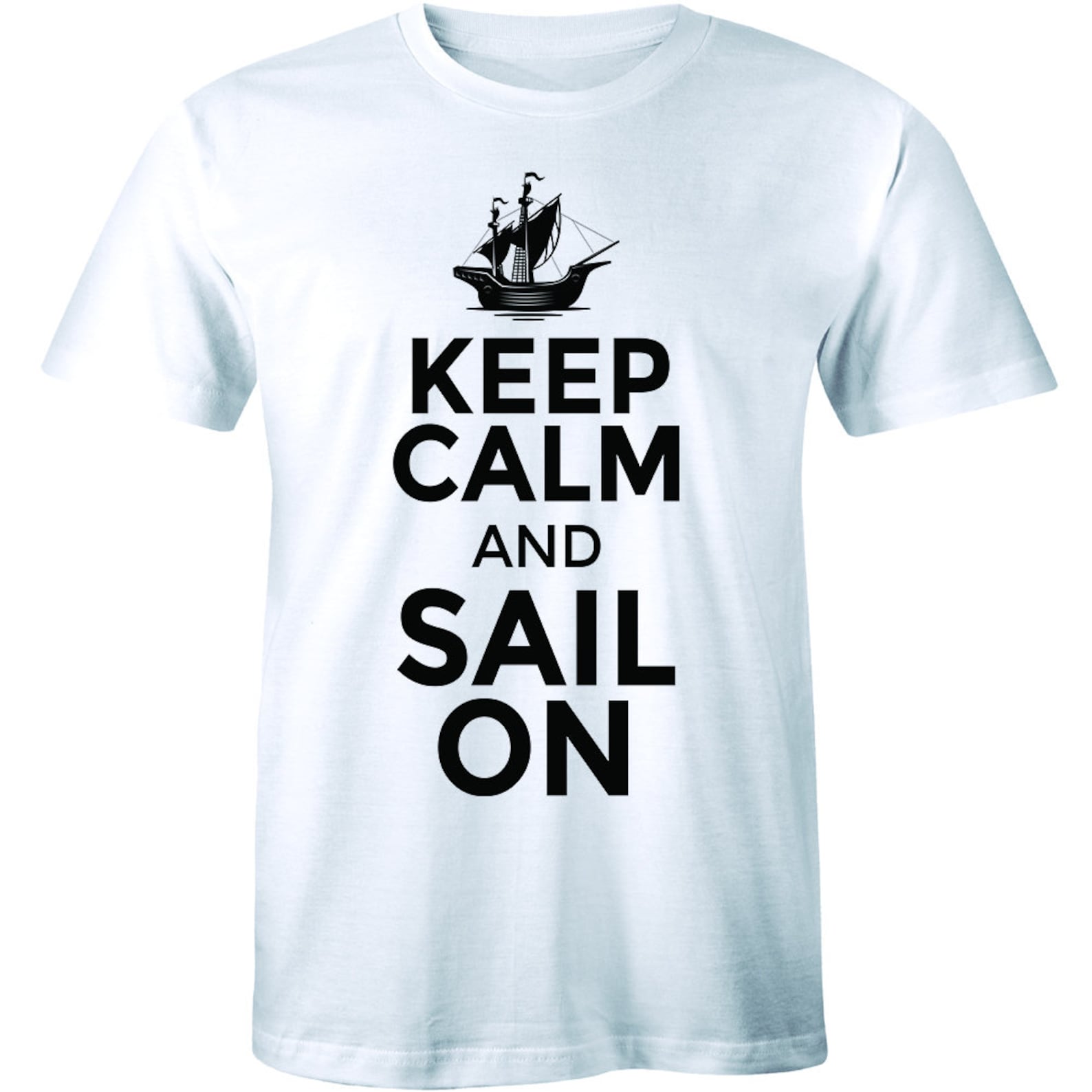 Keep Calm and Sail on Boat Sailboat Yacht Fishing Sea - Etsy