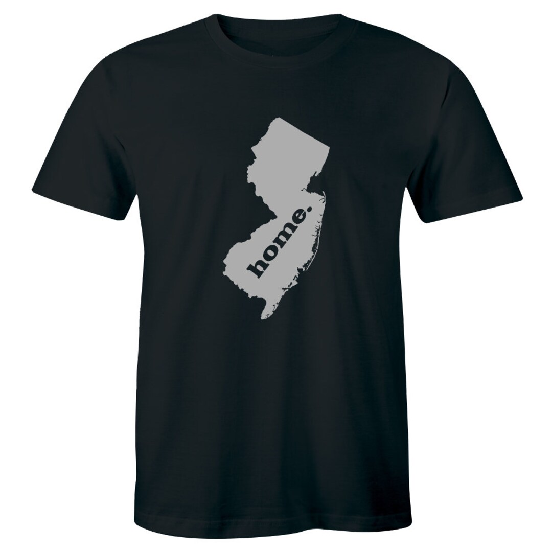 Jersey City NJ New Jersey Drapeau Newark Carte T-Shirt Tee Town City ...