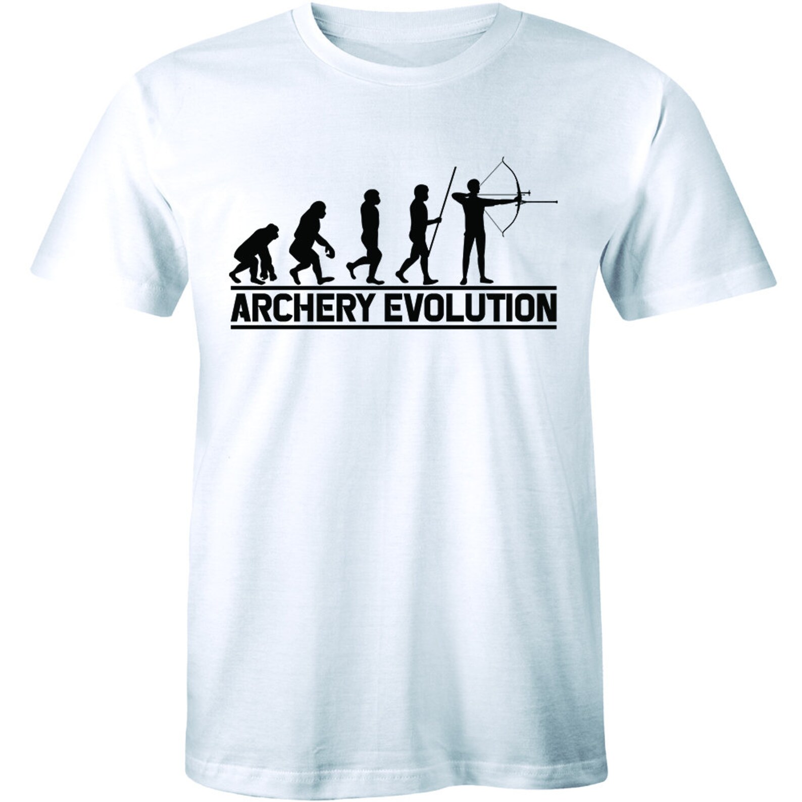 Archery Evolution Funny Archer's Shirt Long Bow Arrows - Etsy
