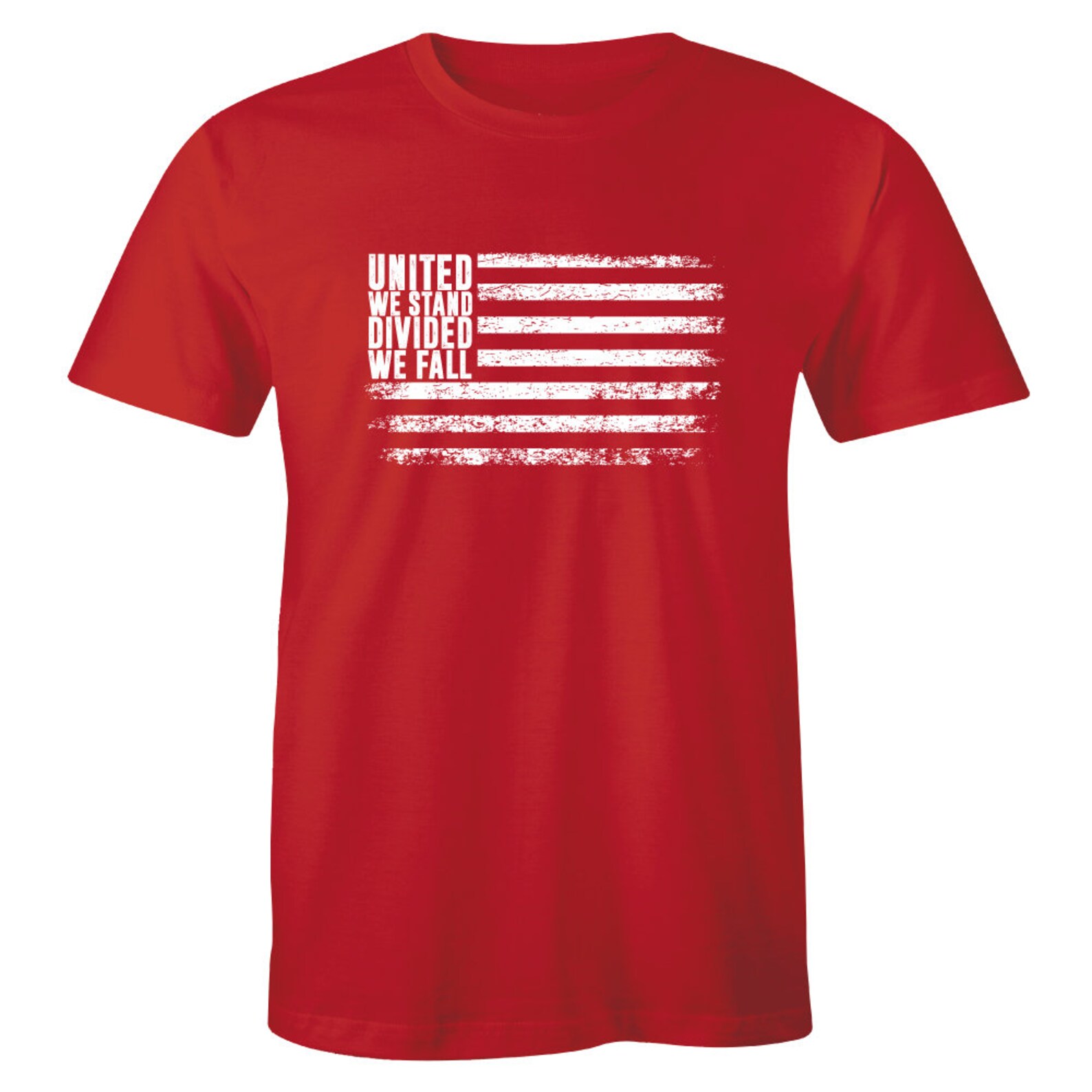 United We Stand Divided We Fall USA Patriot Flag Anthem | Etsy