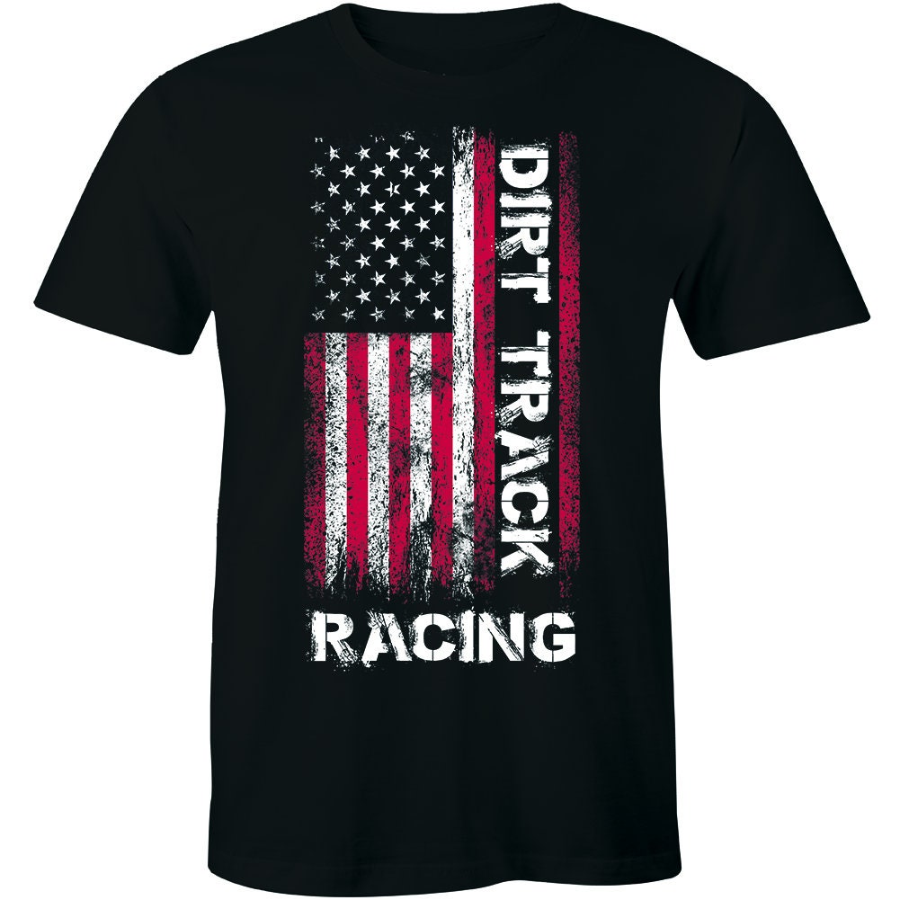 Dirt Track Racing Stand up for American Flag Shirt Men's - Etsy