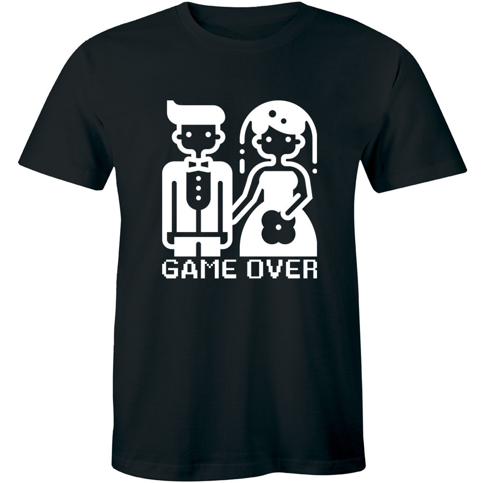 Game Over Newly Wedded Married Couple Funny Cool Wedding Gift - Etsy