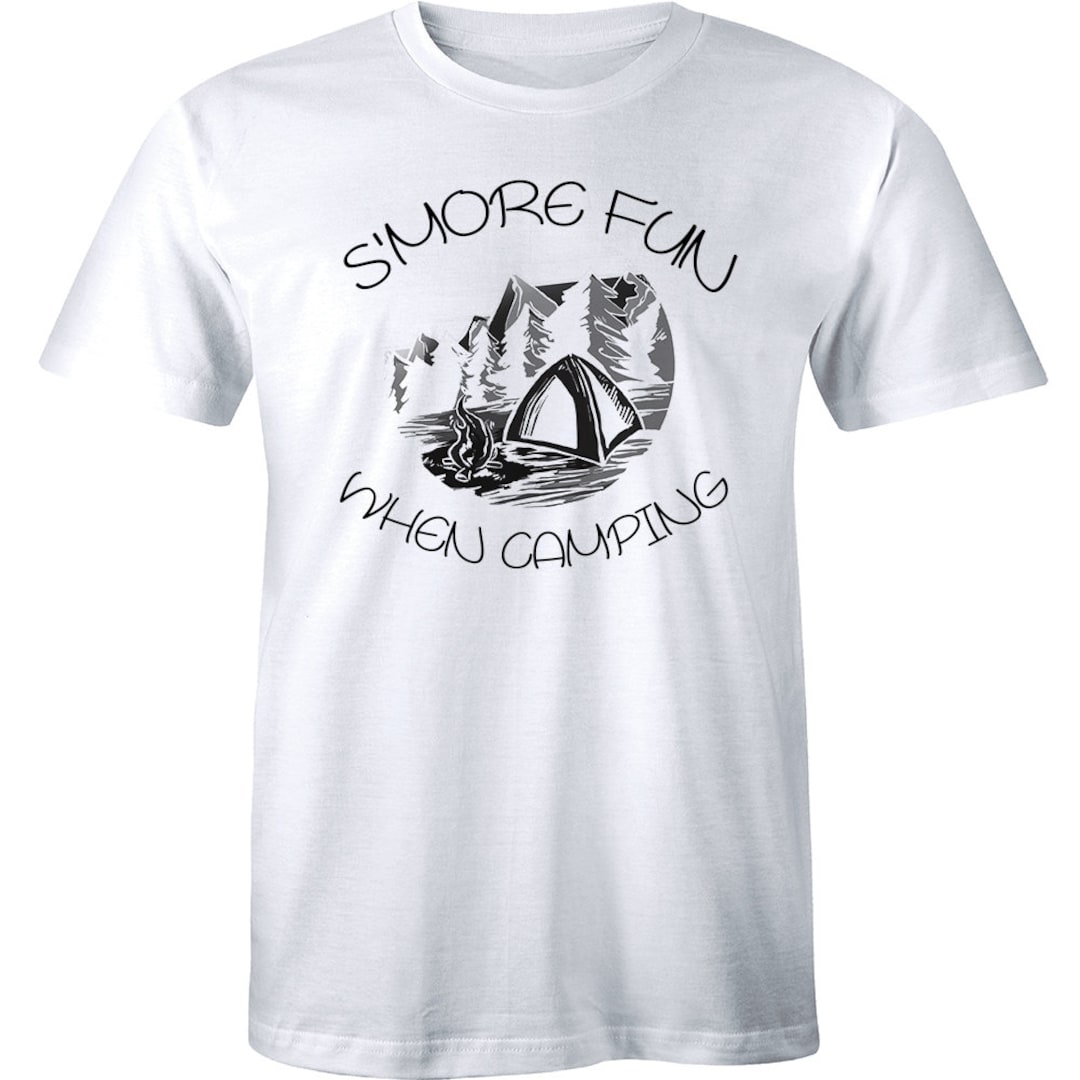 More Fun When Camping - Fun Camper Outdoor Shirt Men's Premium T-shirt ...