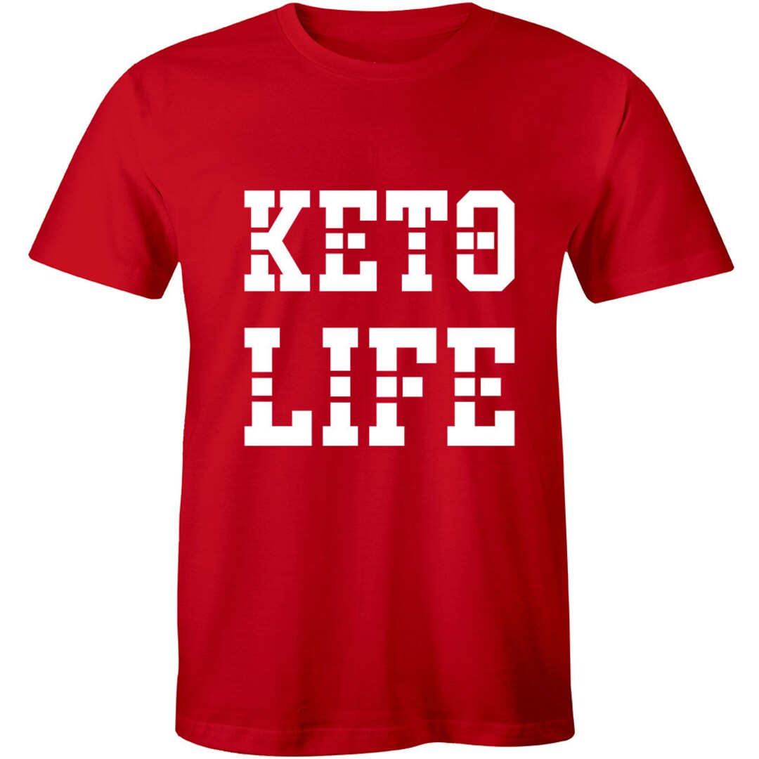 Keto Life T Shirt Classic Hip Hop Keto Diet Ketones Ketosis Men's T ...