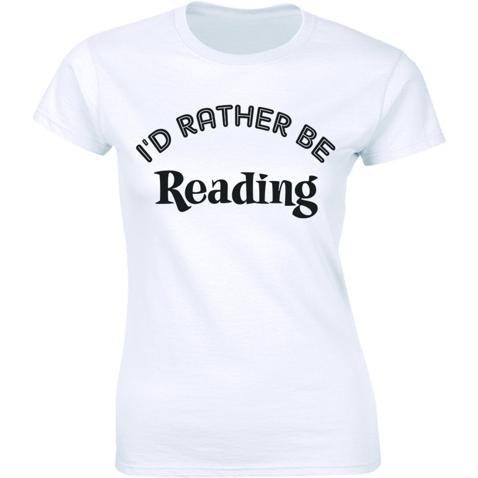 I'd Rather Be Reading T-shirt Funny Reader Librarian Books - Etsy.de