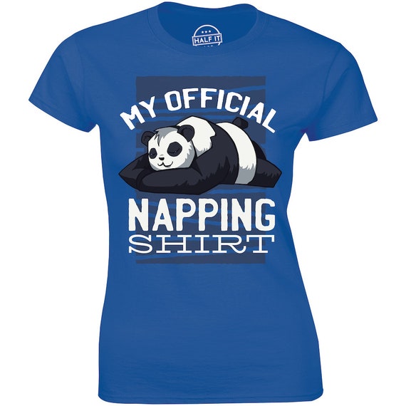 My Official Napping Shirt Funny Lazy Sleeping Panda | Etsy