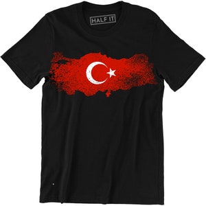 Turkish Coat of Arms Flag Men's T-shirt - Football Athletics Turkey Tee ...