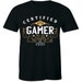 Certified Gamer Controllers Achievement Pro Gaming Men's Premium T ...