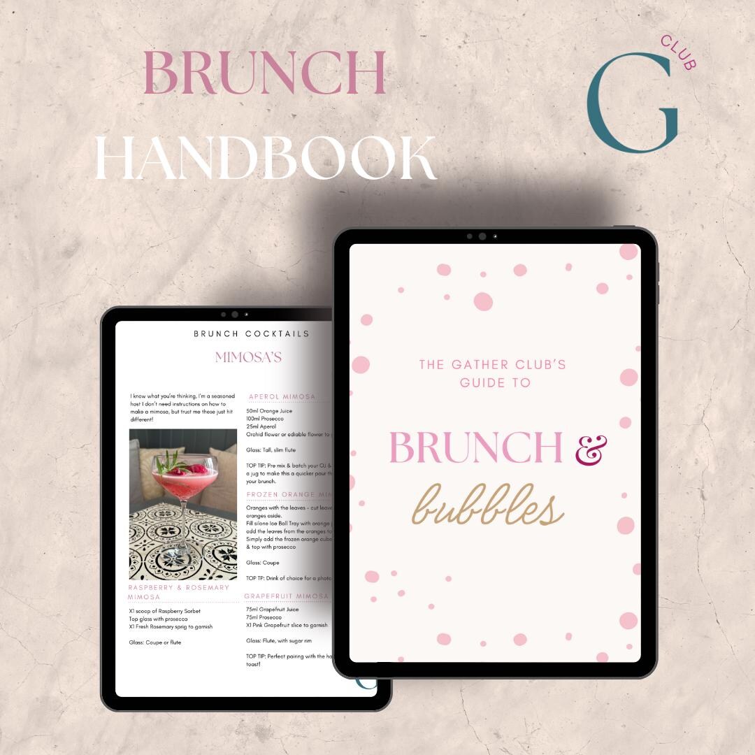 Brunch Handbook | Digital Download Guide - Recipes, Styling Step by ...