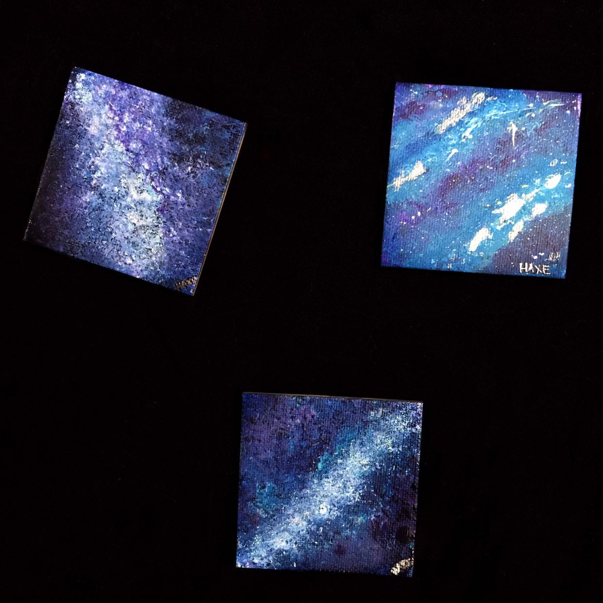 Original Hand Painted Space Magnet-3x3inch - Etsy.de