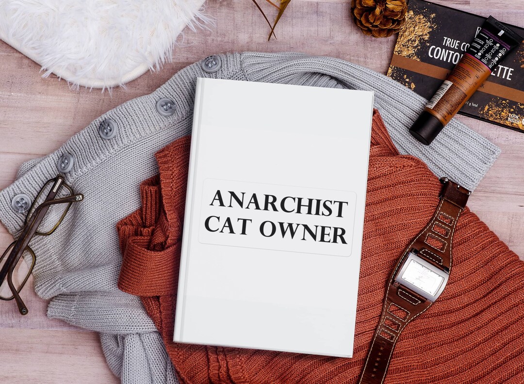 Anarchist Cat Owner Sticker Britta Community Sticker - Etsy