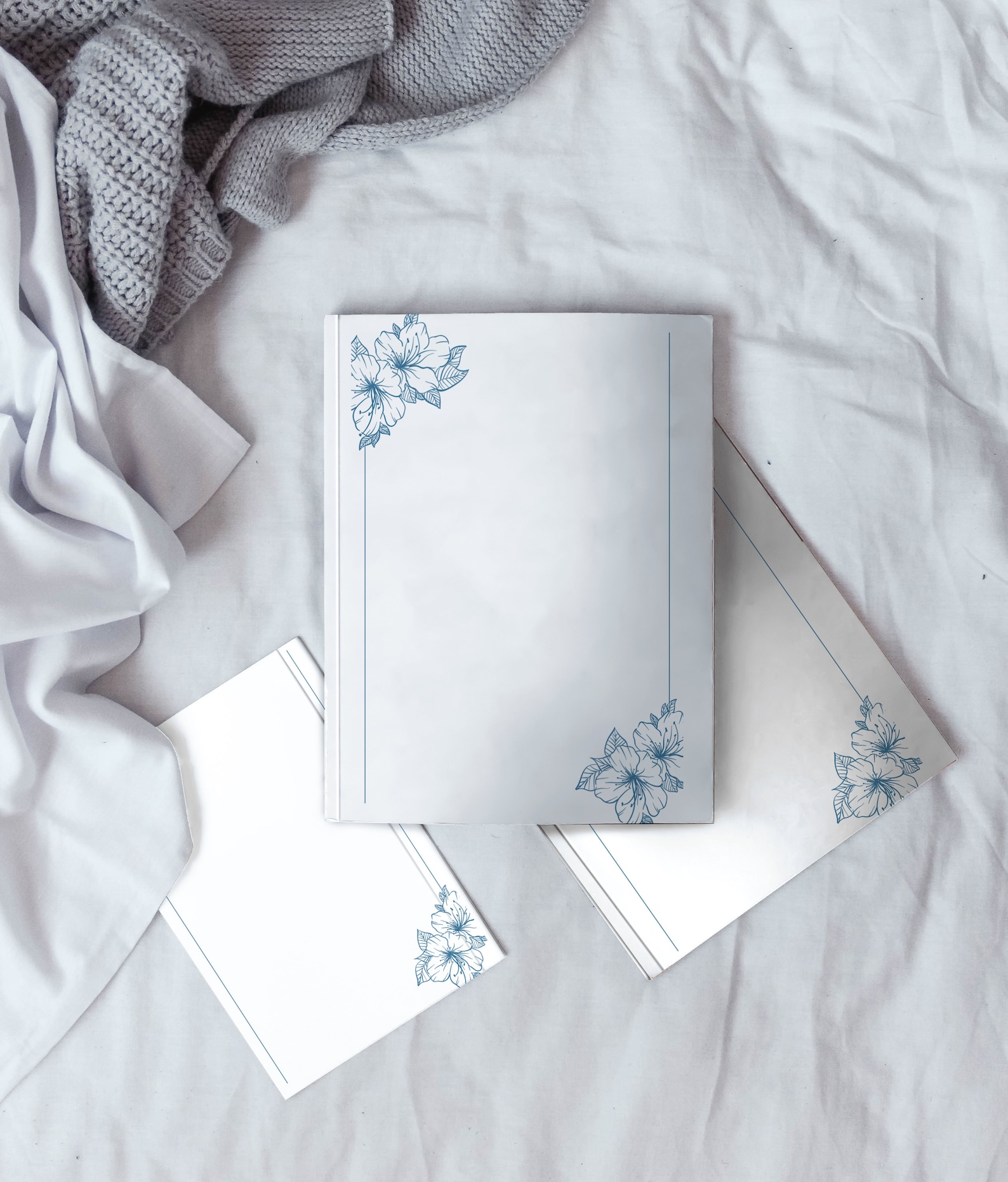 DIGITAL Rectangular Teal Floral Border Frame for Paper and - Etsy