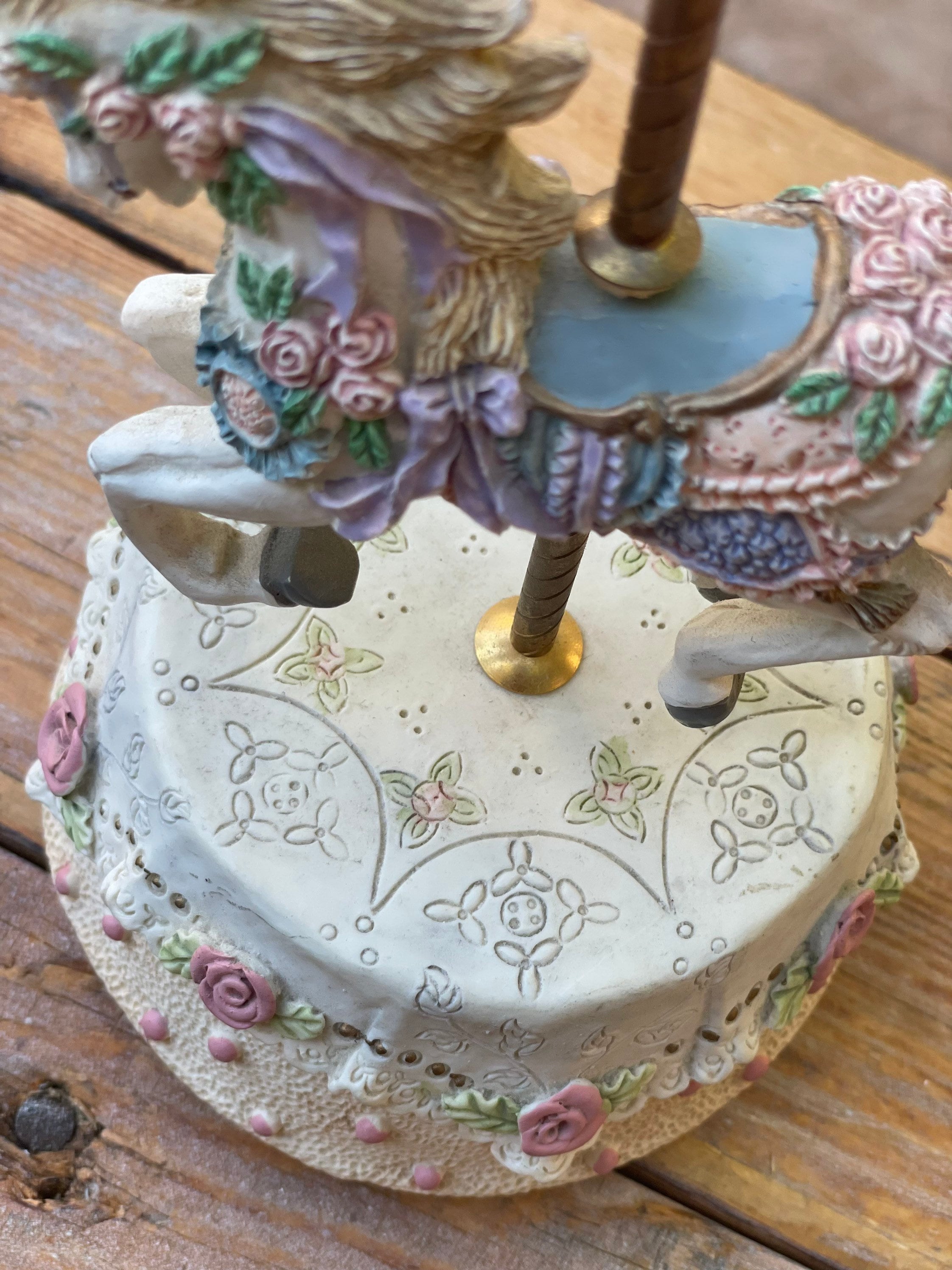 Vintage Musical Carousel Horse, Merry-go-around Musical Carousel ...