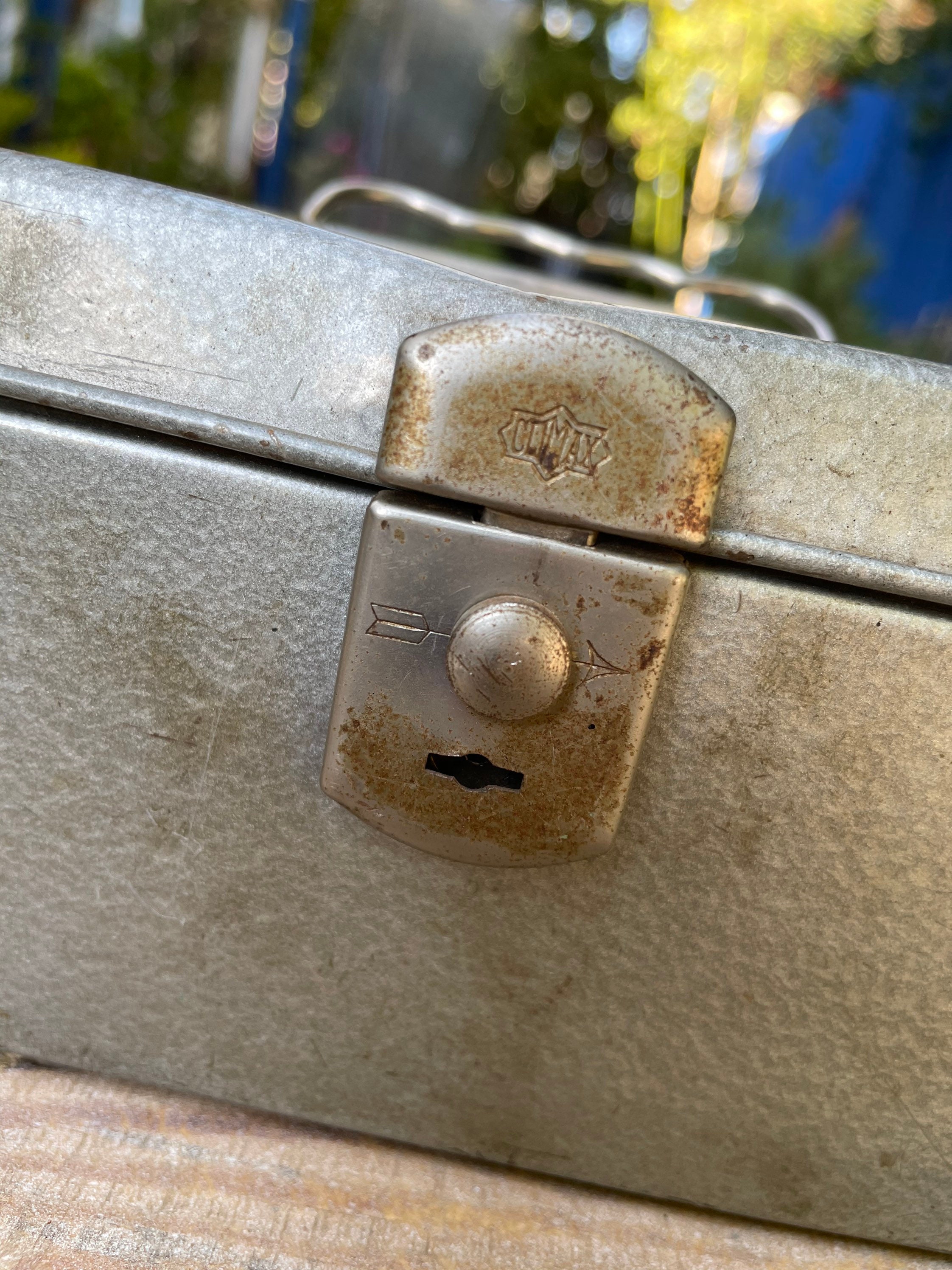 Rusty Vintage Metal Case Small Metal Vintage Case Rustic - Etsy