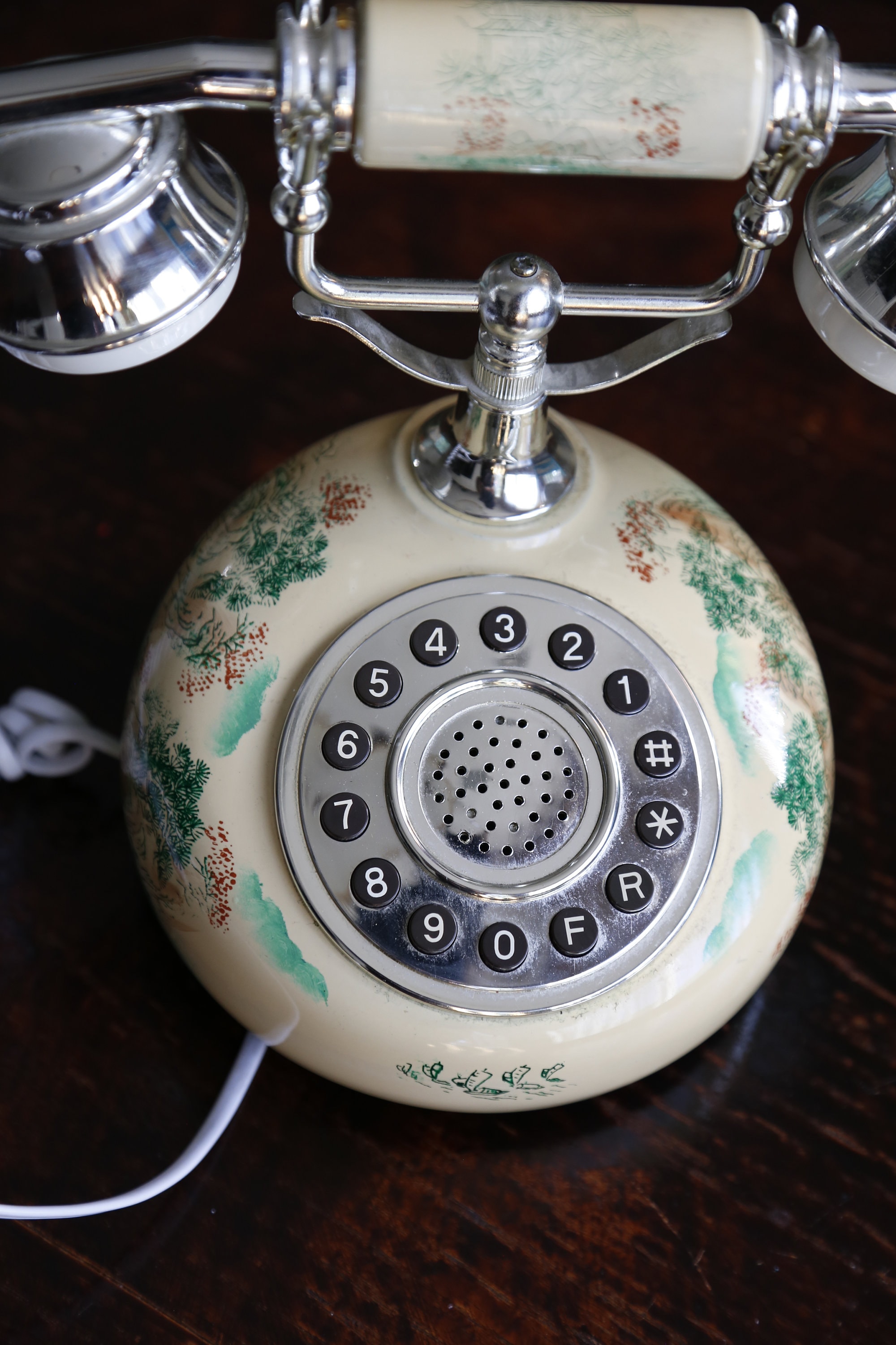 Vintage Telephone Retro Push Button Telephone Victorian | Etsy