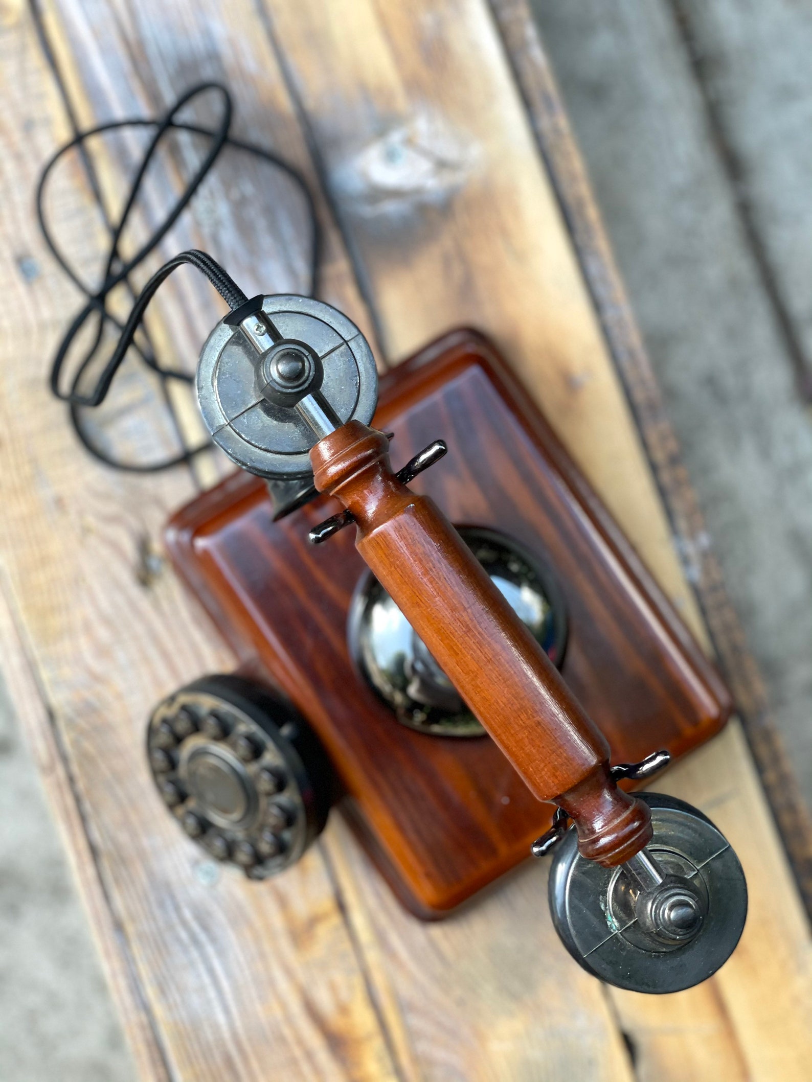 Vintage Victorian Telephone Vintage Push Button Telephone - Etsy