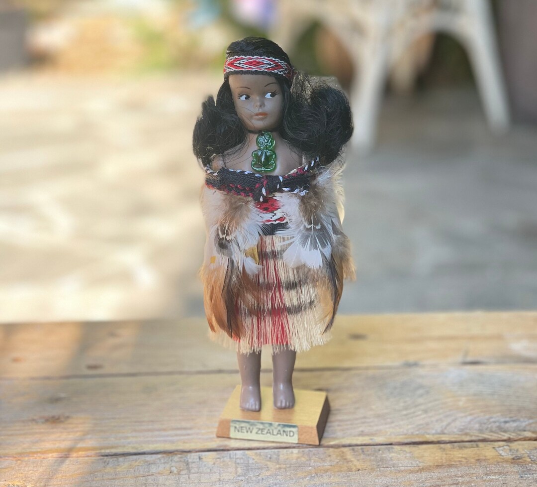Vintage New Zealand Native Doll, Collectible Native, Indigenous ...
