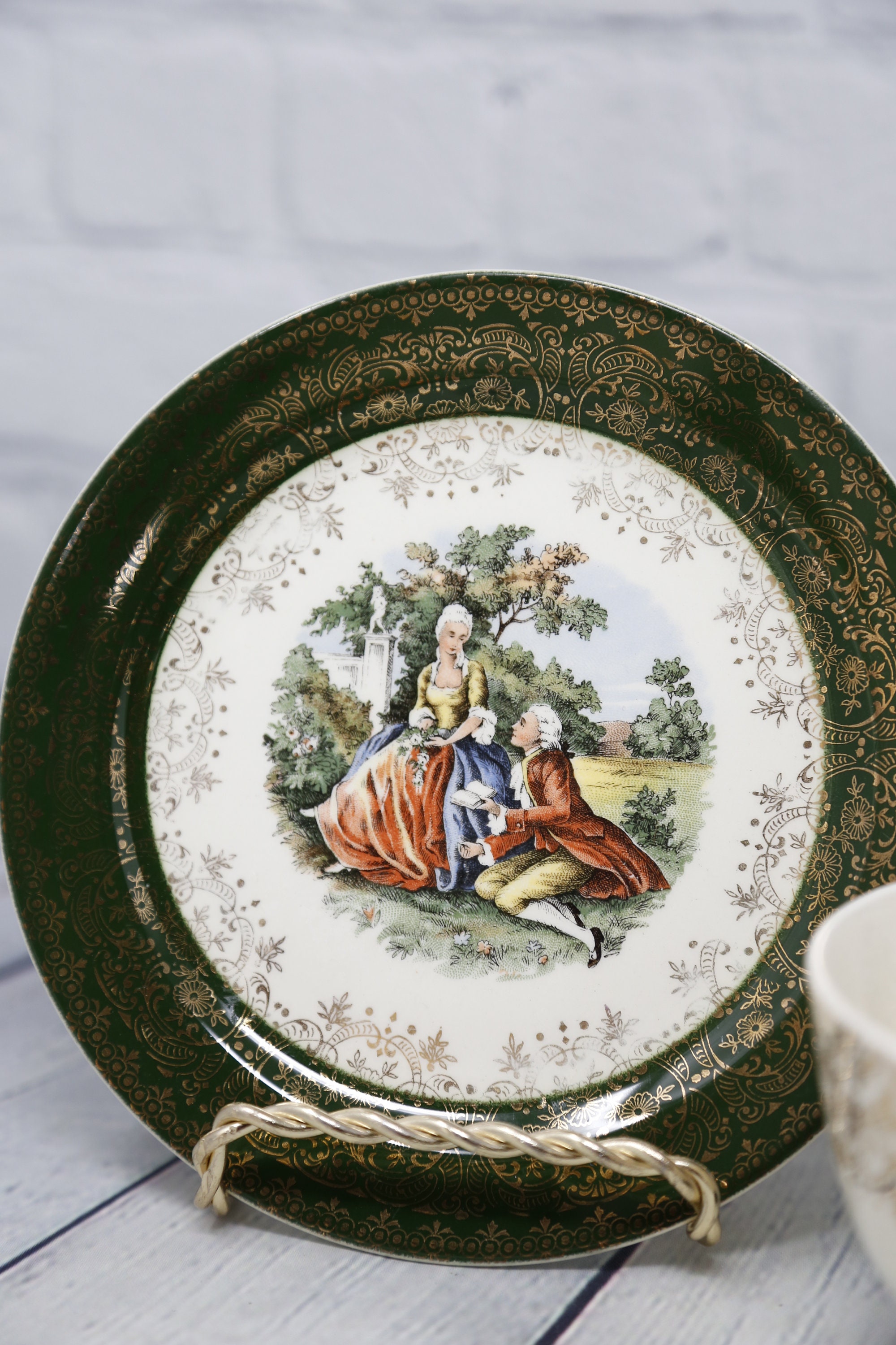 Taylor Smith Taylor Tea Cup and Saucer Colonial Tea Set | Etsy