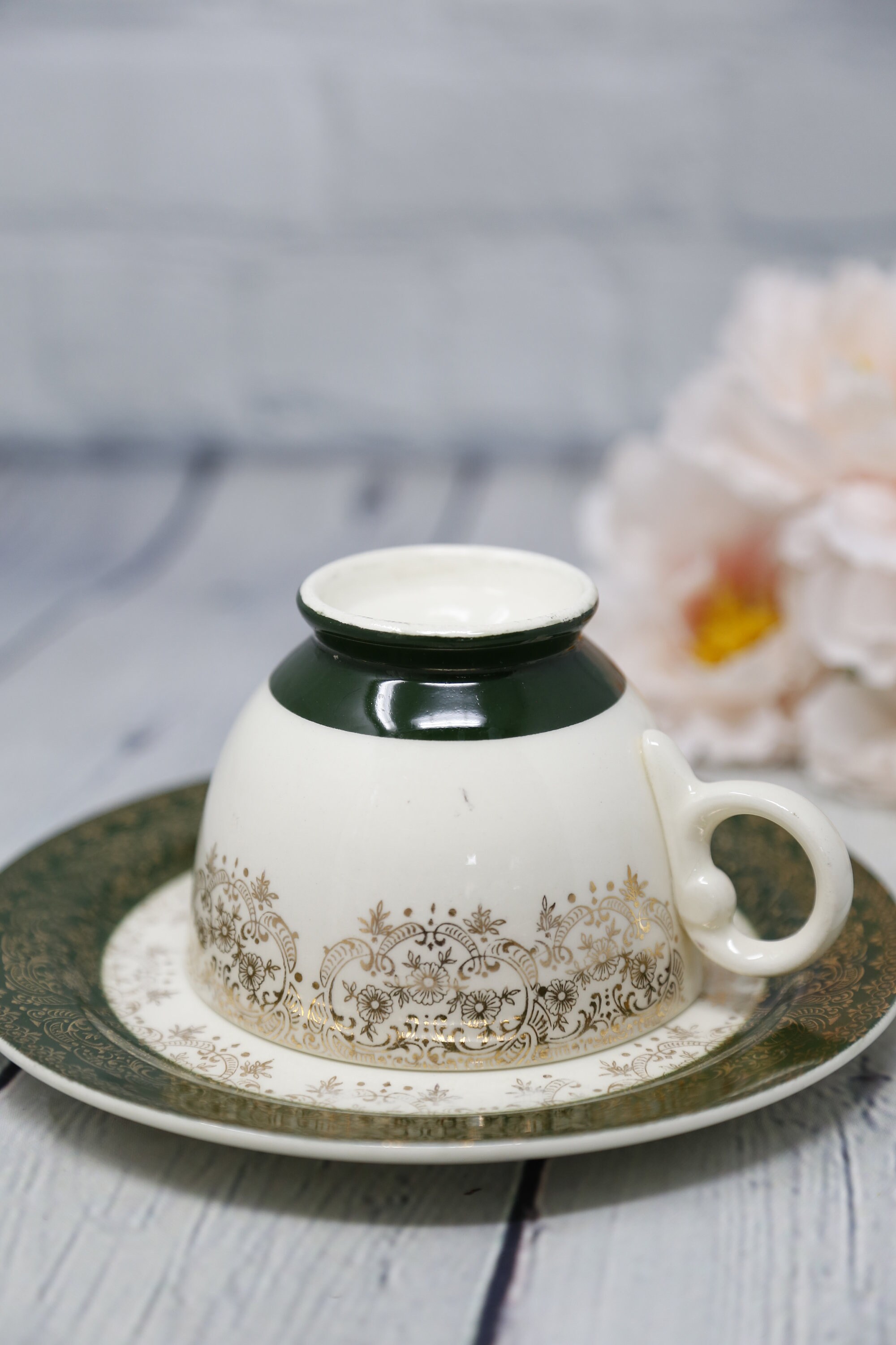 Taylor Smith Taylor Tea Cup and Saucer Colonial Tea Set | Etsy